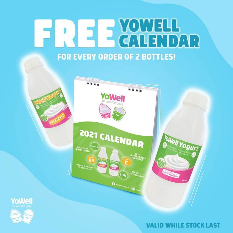[Free Gift] Yowell Yogurt 1 liter | Sweetened/Unsweetened | Shopee ...