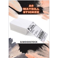 A6 WAYBILL STICKER, LABEL STICKER 100 pcs | Shopee Philippines