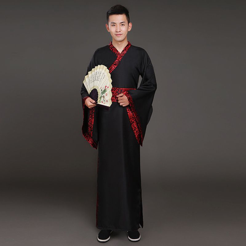 Chinese Ancient Man Cosplay Hanfu Graduation Clothes Tang Dynasty Stage ...