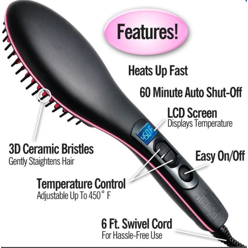 Straight artifact-3D Ceramic Bristles OW-017 733 | Shopee Philippines