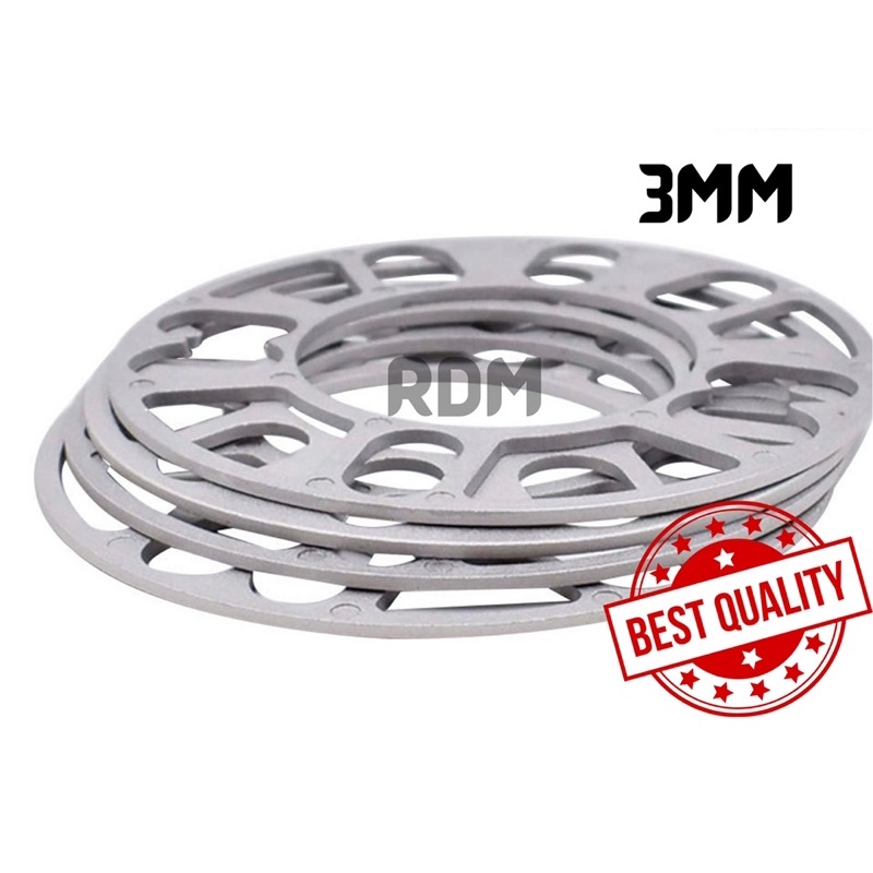 RDM wheel Spacer 1pc FITS 4Studs , 5 studs for 4x100 5x114 and 6mm ...