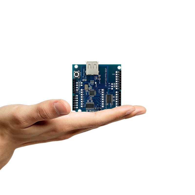 Usb Host Shield 20 For Arduino Uno Mega Adk Compatible For Android Adk Diy Electronic Module