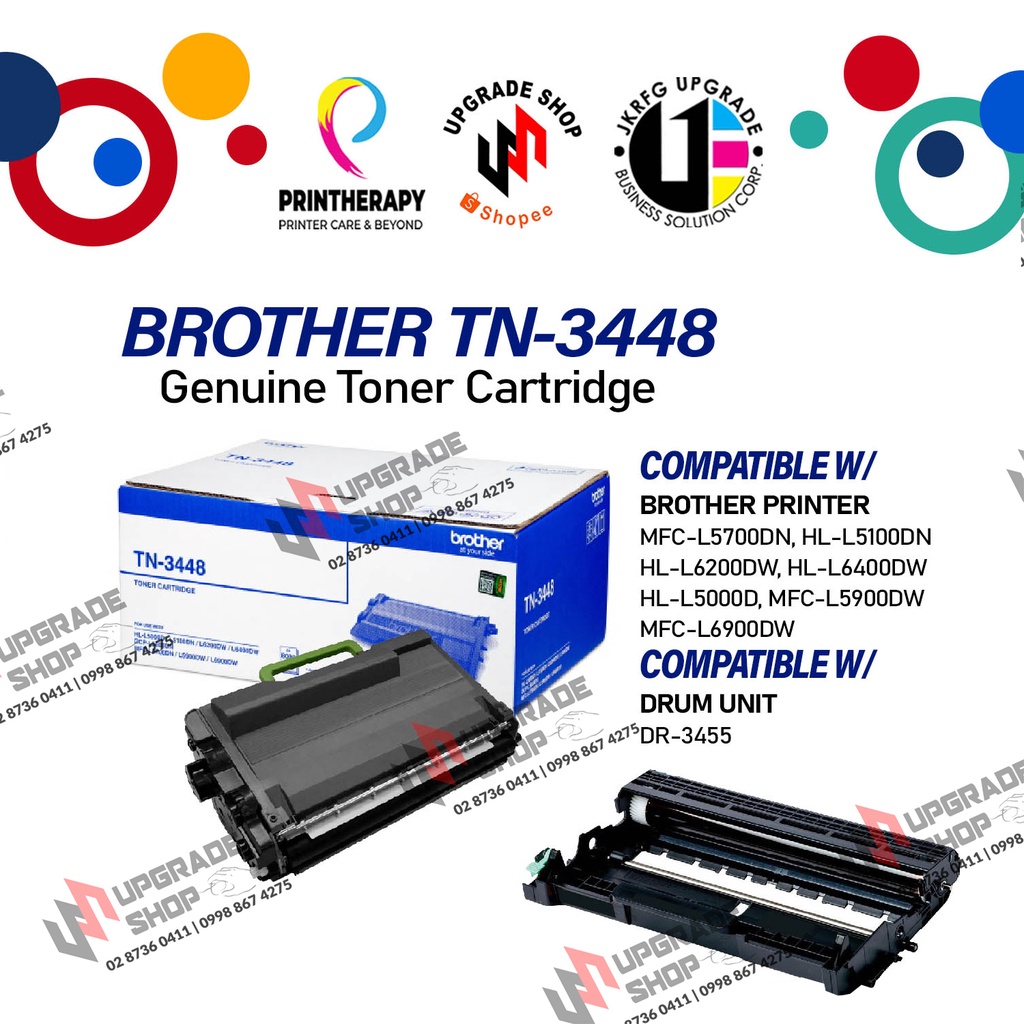 Brother TN-3448 Original Toner Cartridge / TN3448 / 3448 | Shopee ...