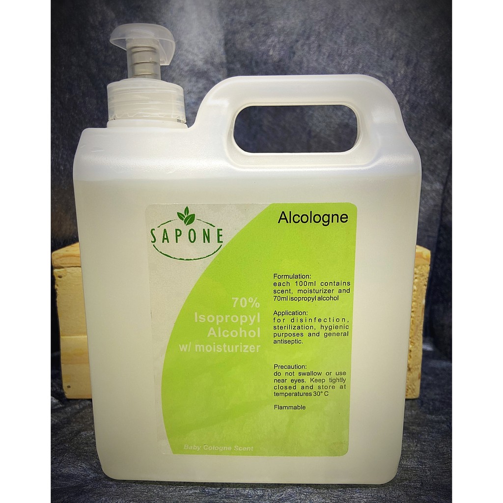 1L Alcologne w/ 70% isopropyl alcohol, scent and moisturizer | Shopee ...