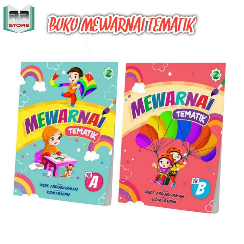 Kindergarten/paud Activity Book - Thematic Coloring | Shopee Philippines