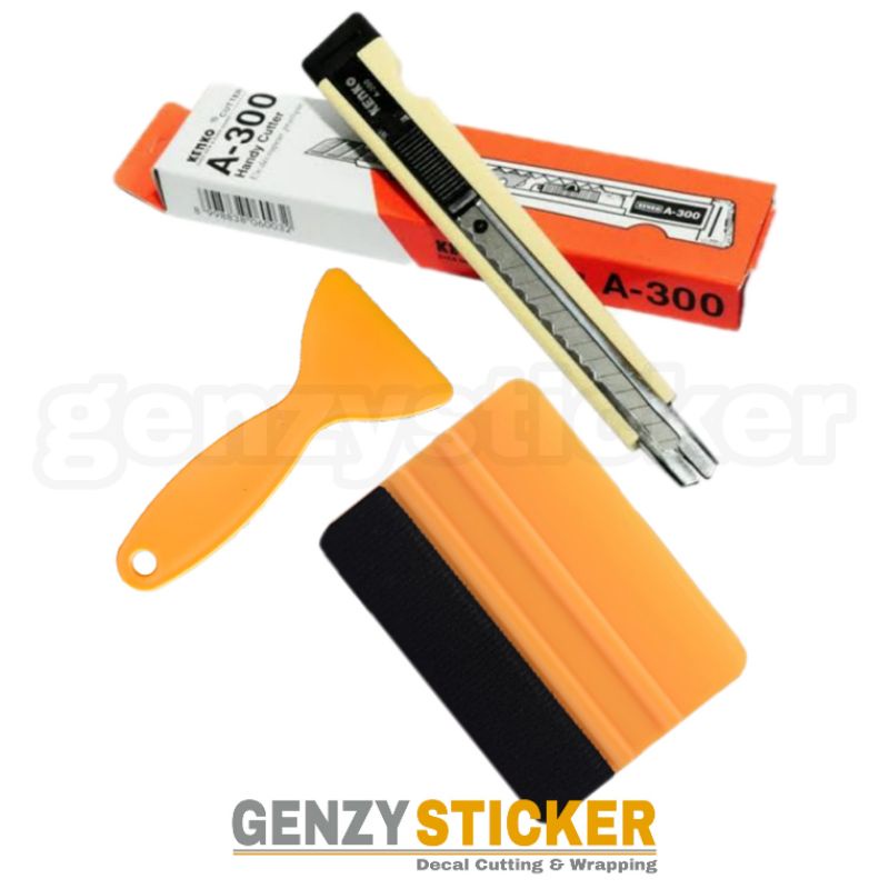 Motorbike sticker installation tool/scotlet sticker installation tool ...