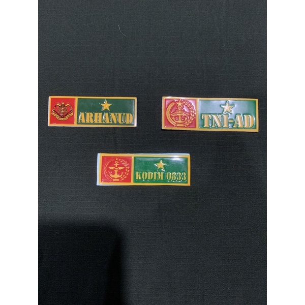 Tni AD Vehicle Number Plate Sticker (1 Set) | Shopee Philippines