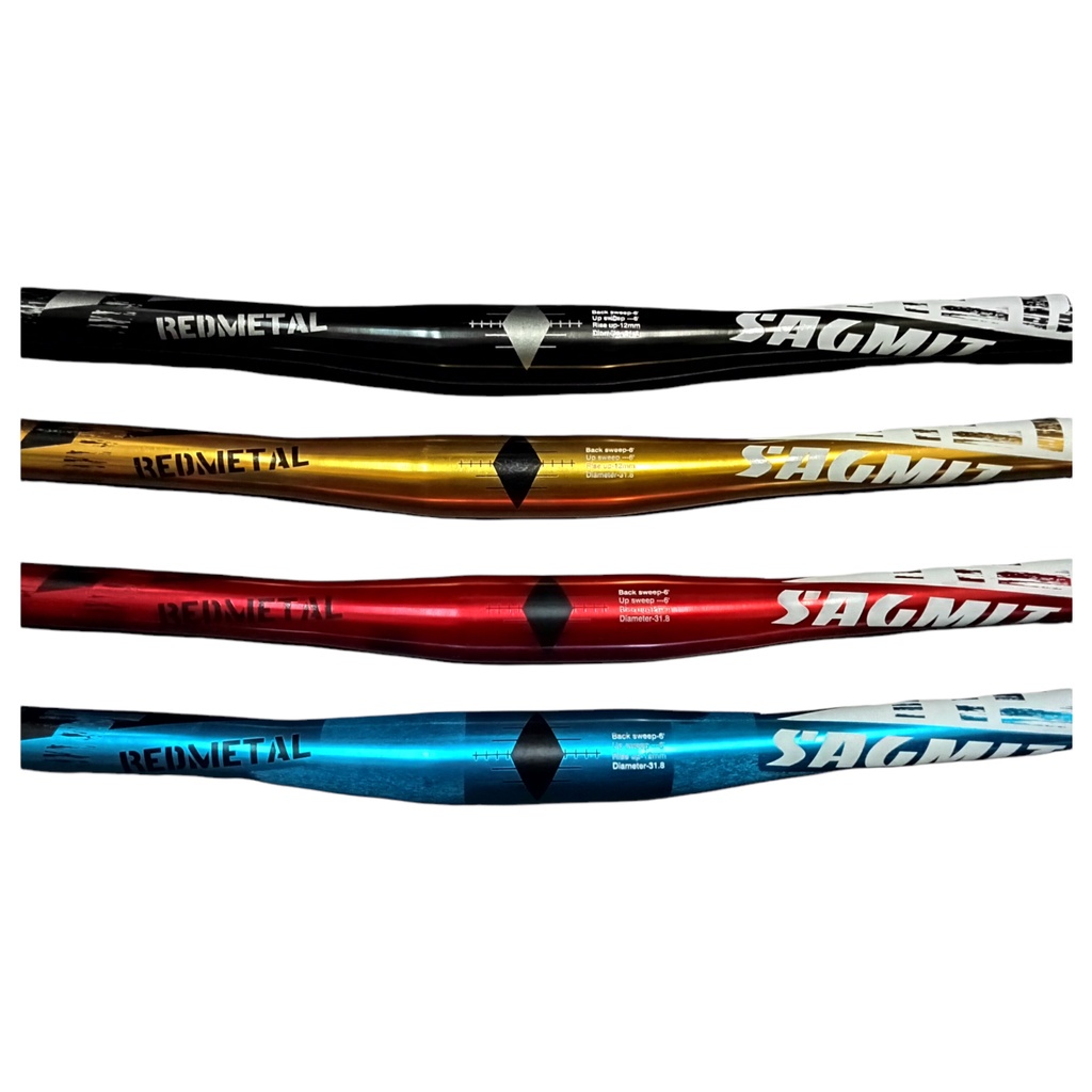 HANDLEBAR BIKE SAGMIT RED METAL 780mm REDMETAL HANDLE BAR MTB | Shopee ...