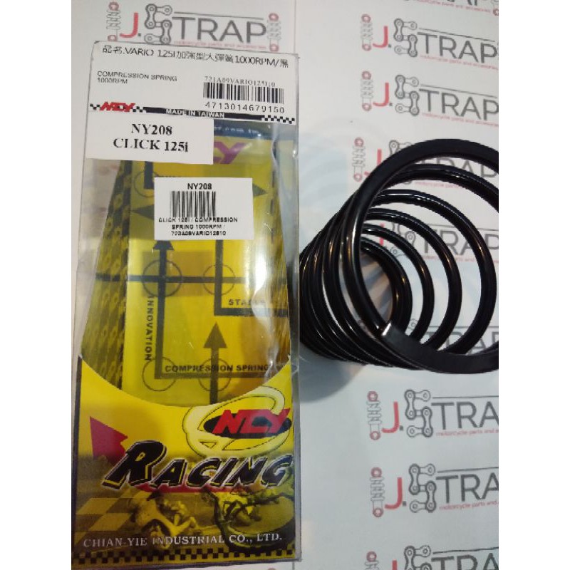 NCY Taiwan 1K rpm Center Spring for honda Click 125 V1/V2 | Shopee ...