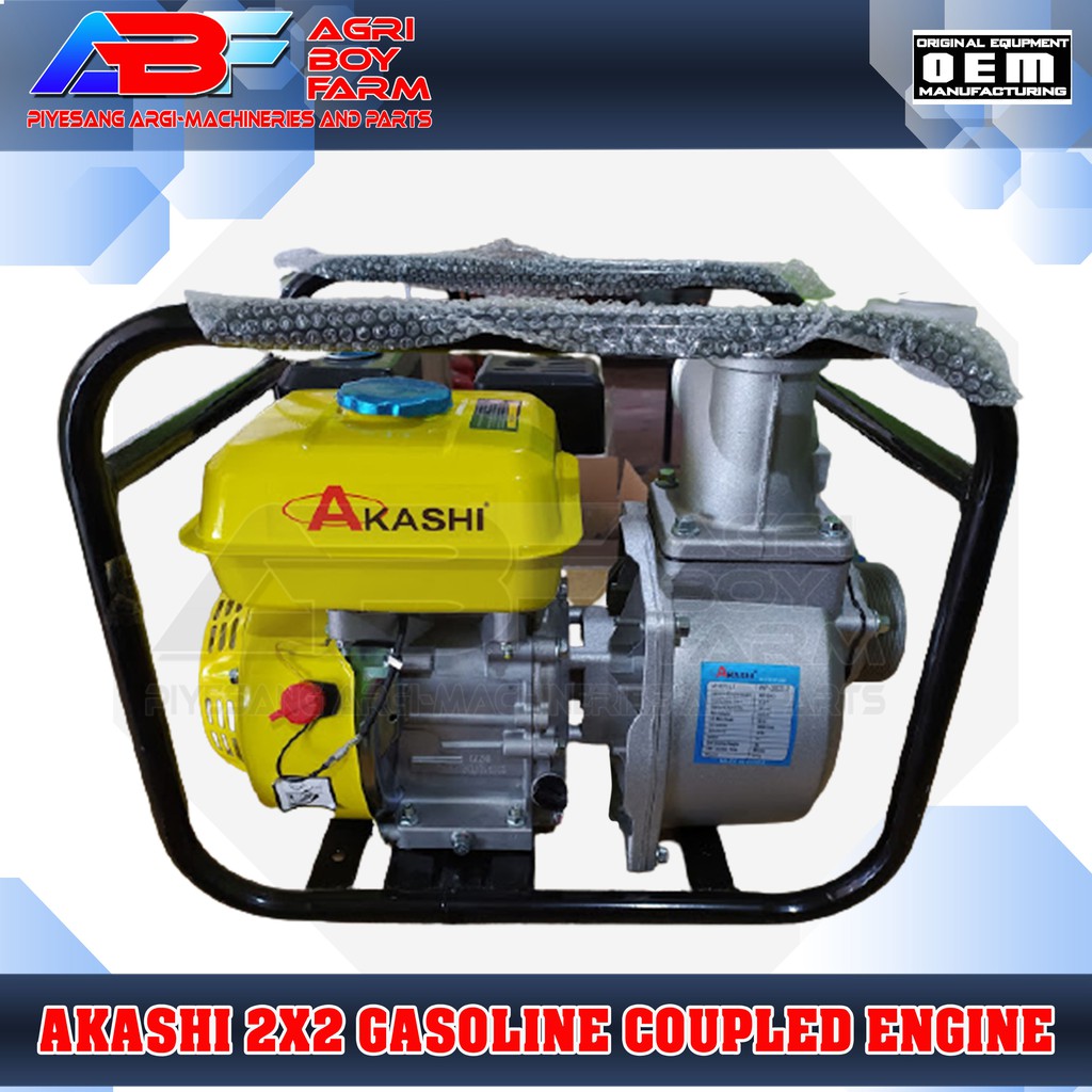 Akashi Water Pump 2X2 5.5HP Gasoline Engine | Shopee Philippines Akashi Water Pump 2X2 5.5HP Gasoline Engine | Shopee Philippines