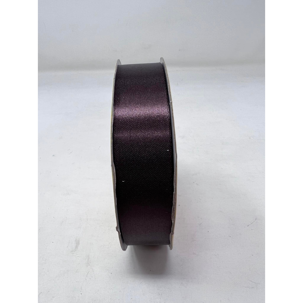 1 inch (7/8 inch) Satin Ribbon SANDY Cut Edge 5 (22 mm) (50 yards/roll ...