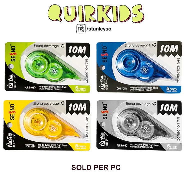 Sesno Correction Tape 10M | Shopee Philippines