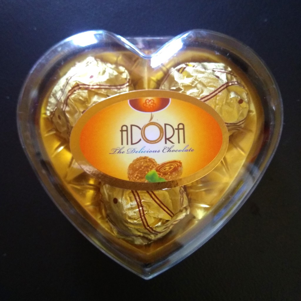 YFGC-045 Adora Chocolate 3 Pcs Heart Shaped | Shopee Philippines