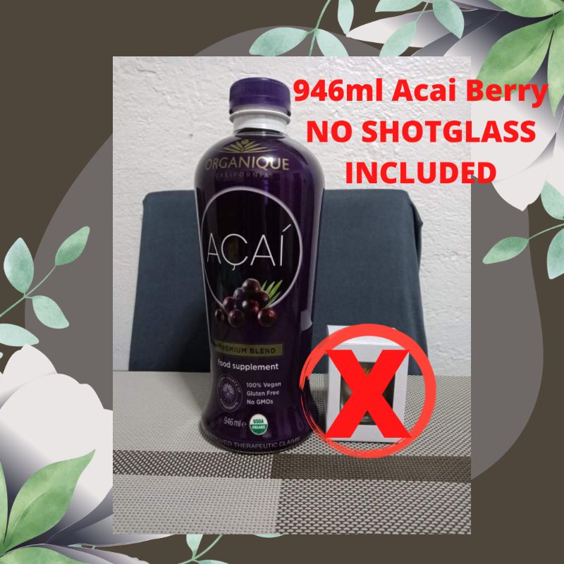 Organique Acai Berry Juice 946ml+acai coffee and choco mix(Superpack ...