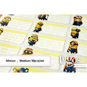 Minion Sticker MEDIUM Name Label. Despicable Me character sticker. cute ...