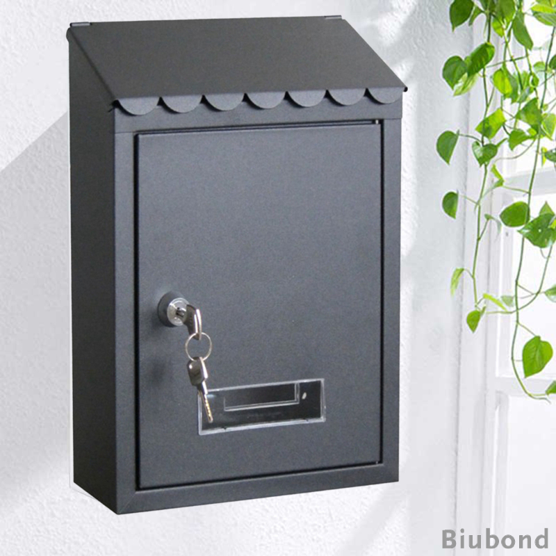 【COD】Mailbox Letterbox 8x2.6x12\'\' Secure Locking Mail Box Secure ...