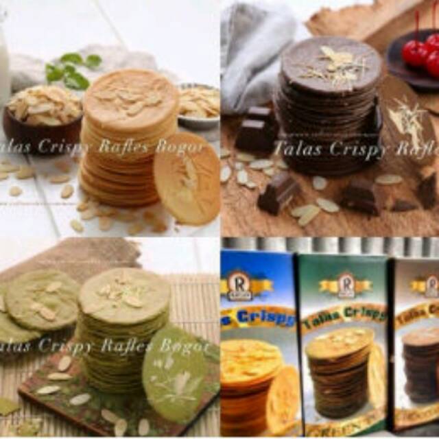 Talas Crispy 3 Flavors Green Tea, Original, Chocolate | Shopee Philippines
