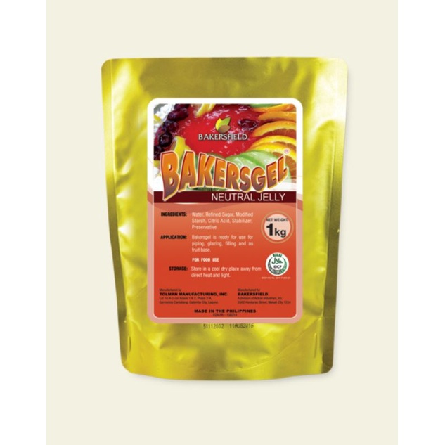 Bakersfield Bakersgel Neutral Jelly 1kg | Shopee Philippines