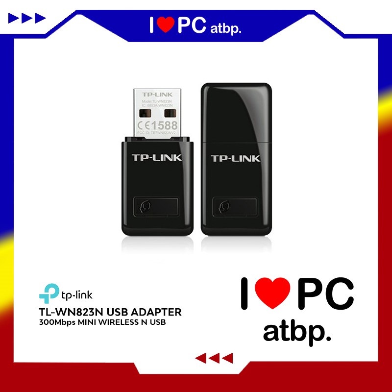 TP-Link TL-WN823N 300Mbps Mini Wireless N USB Adapter, USB 2.0 | Shopee ...