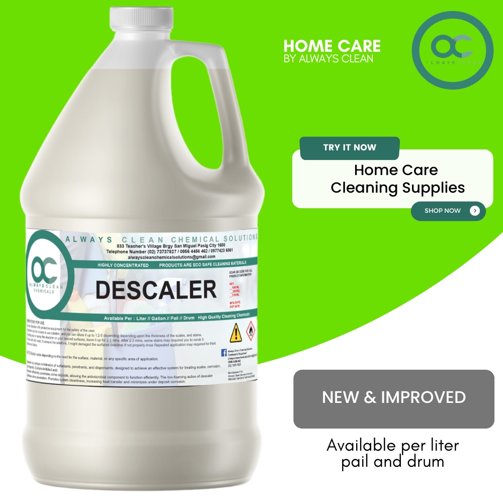 DESCALER SOLUTION 1 GALLON | Shopee Philippines