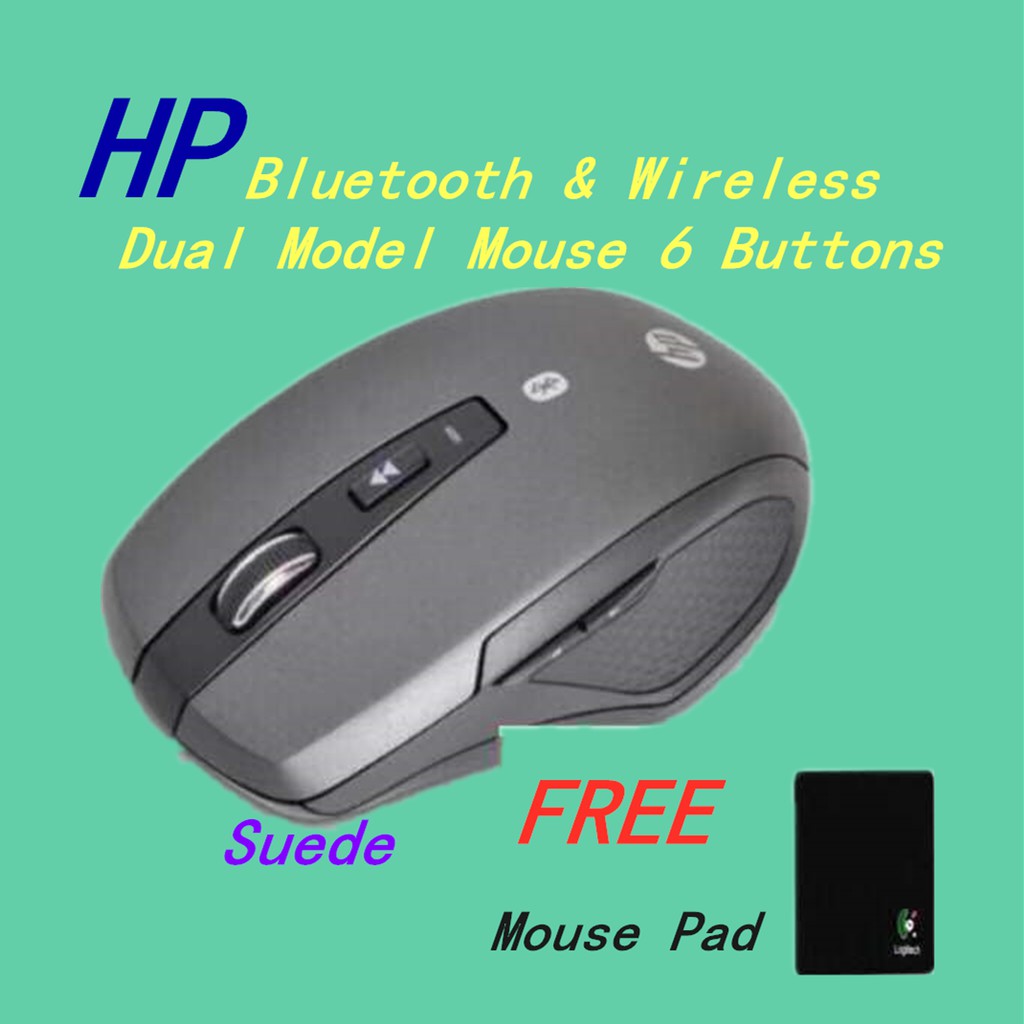 Original HP Bluetooth & Wireless Dual Model Mouse (Free one pcs mouse ...