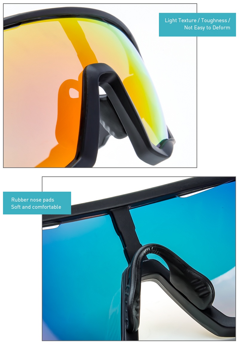 Men's and Women's UV400 Bicycle Glasses Sunglasses 1 Lens | Shopee ...