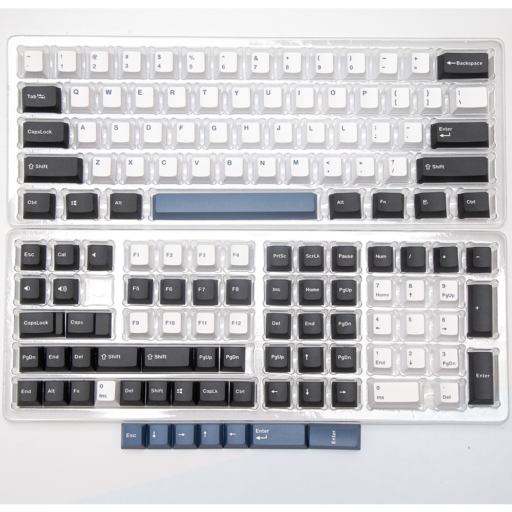 135 Keys Arctic Circle Keycaps Cherry Profiles PBT Dye-Sublimation For ...