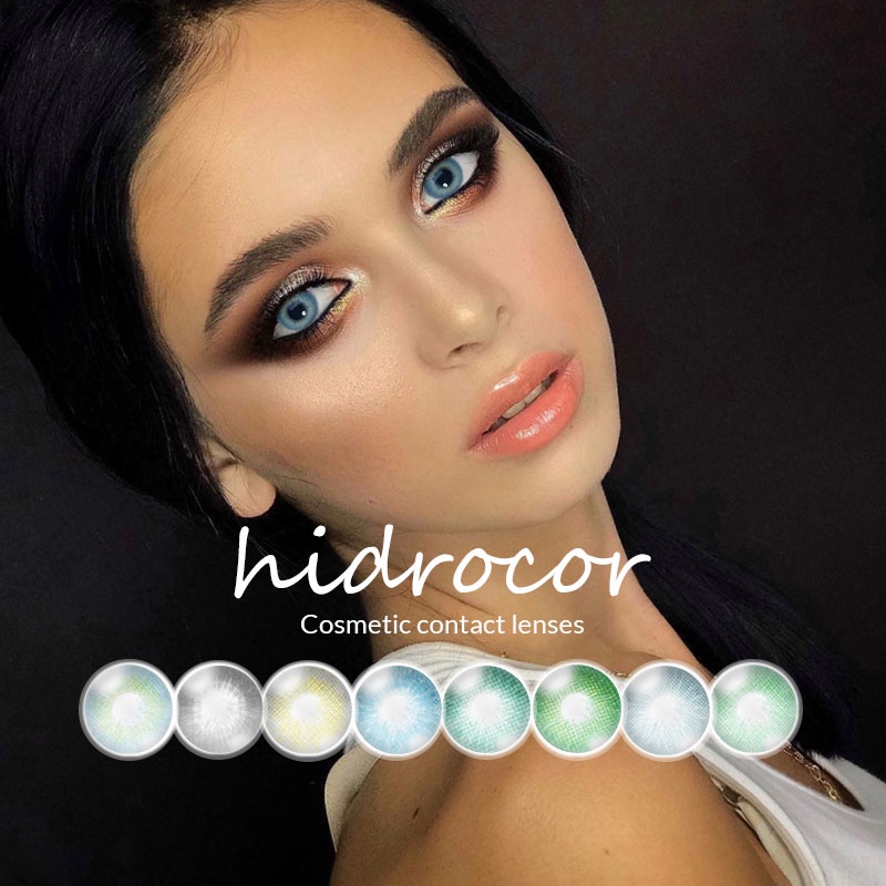 GFRIEND 1 Pair Hidrocor Big Eye Makeup Contact Lens Soft Color Contacts ...