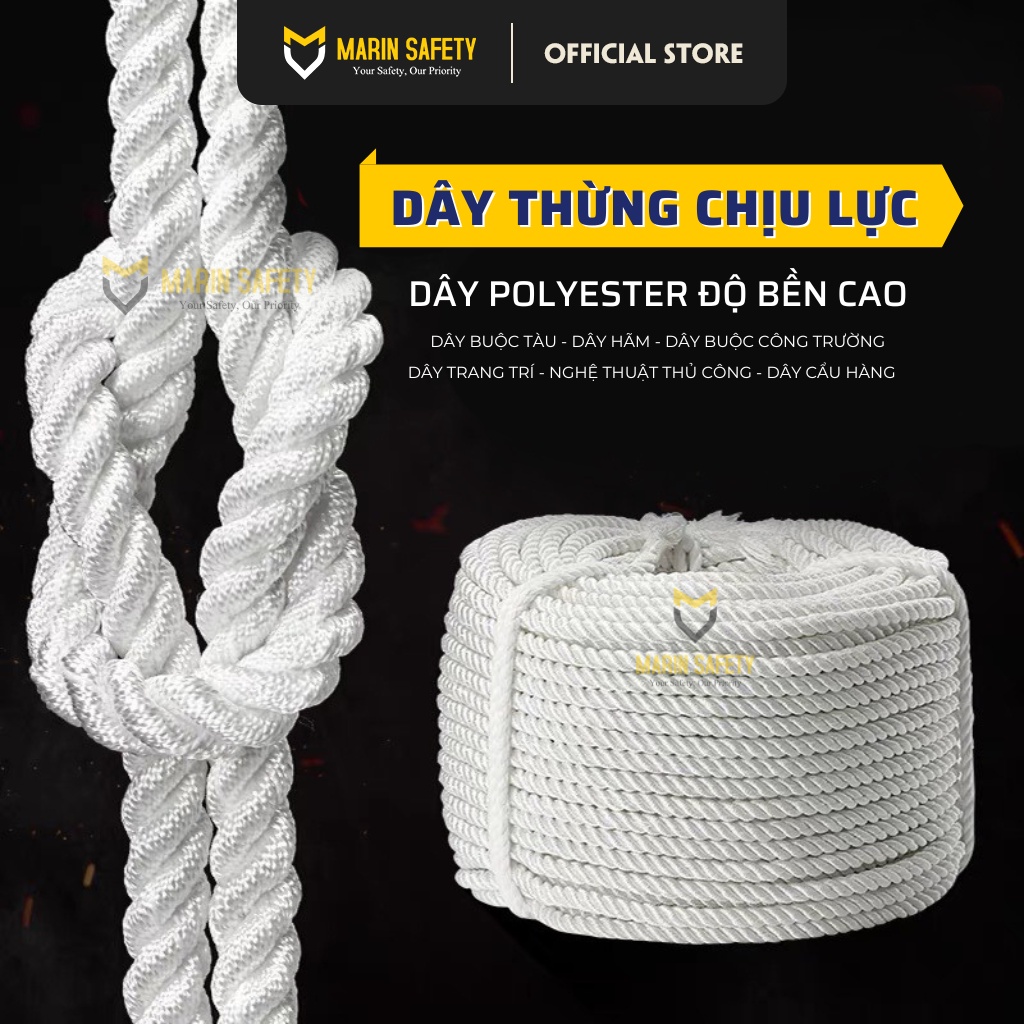 Super durable nylon rope with cross sections of 6mm, 8mm, 10mm, 12mm in ...
