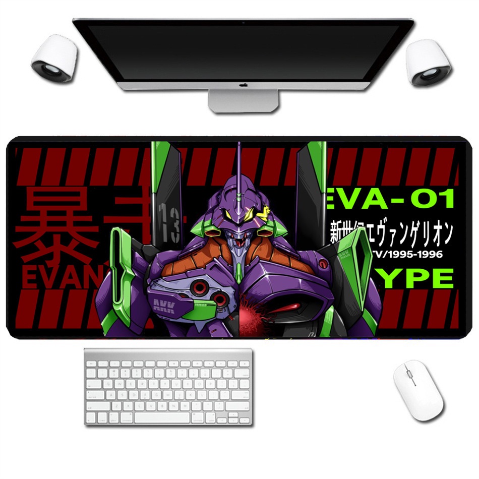 Evangelion Mouse Pad Comtuper Desk Mat Large XXL Mousepad Gaming ...
