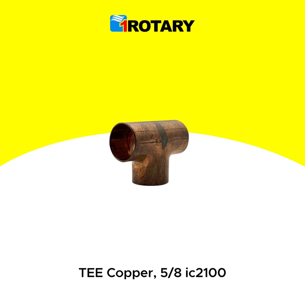 1Rotary Copper Reducing Tee Fitting Size 5/8 (ic2100) | Shopee Philippines