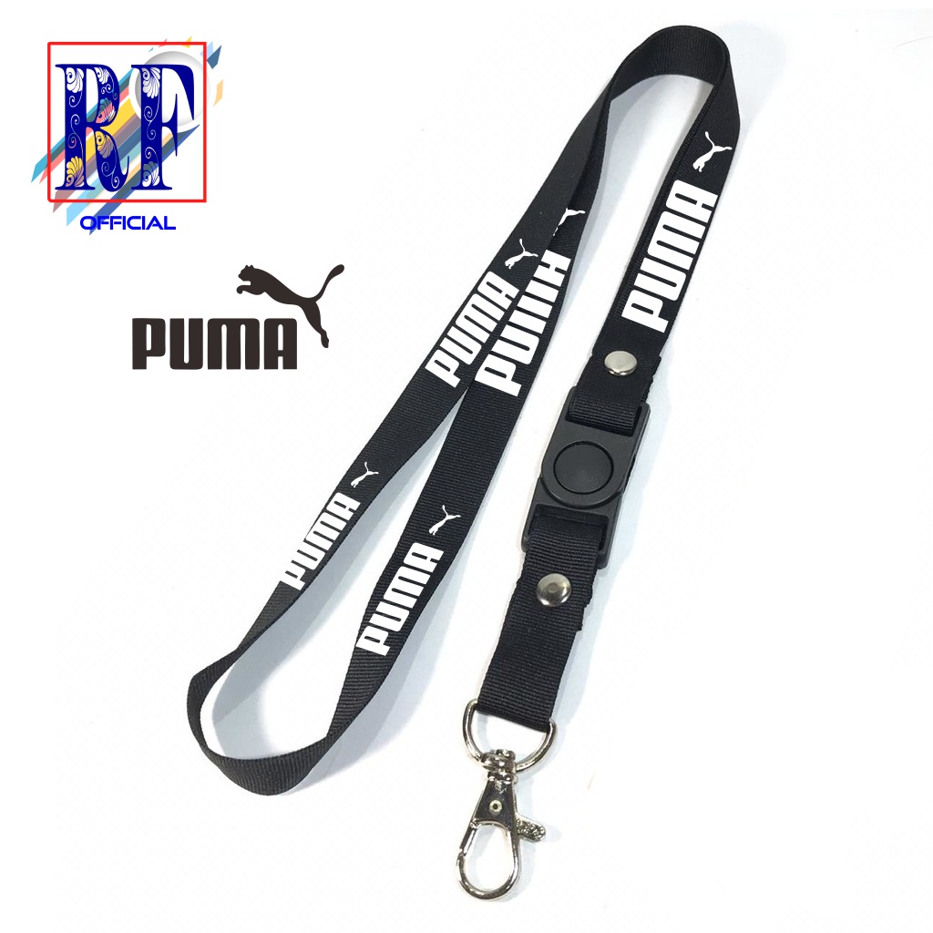 GANTUNGAN PUMA key chain lanyard apparel sports neck chain id card name ...