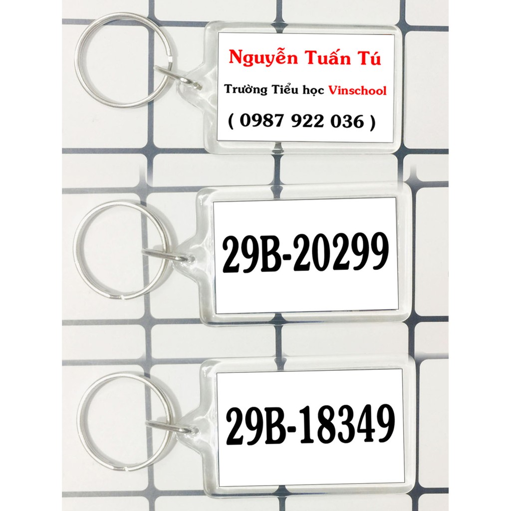 Custom printed keychains with names and images printed on them for ...