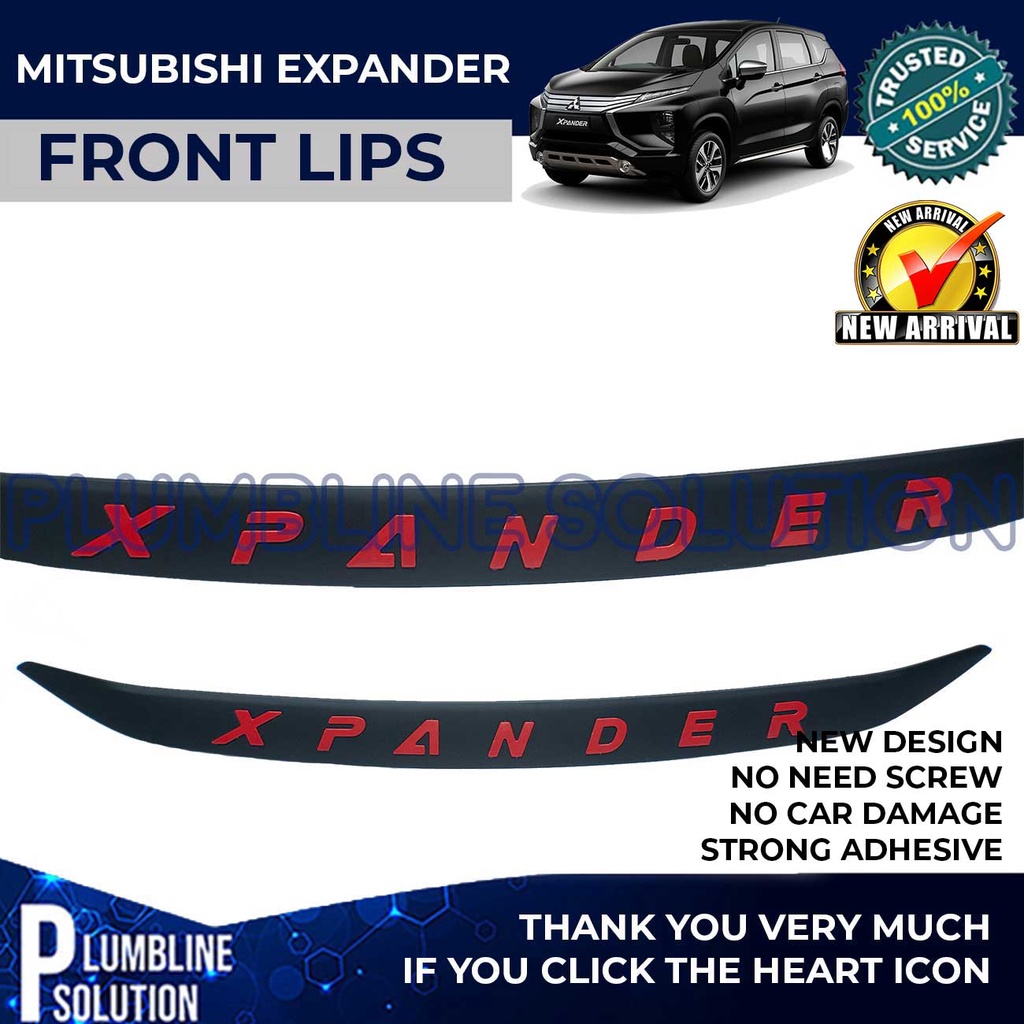 Car Bonnet Guard for Xpander GLX GLS 2018 - 2023 Black No need Screw ...