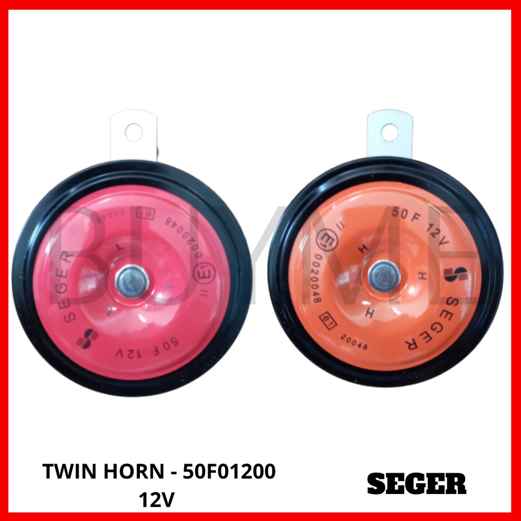 Seger Twin Horn 50F01200 12V (2pcs) | Shopee Philippines