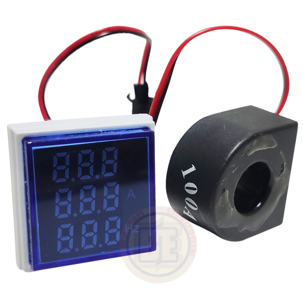 Pilot Lamp Blue Box With Digital Volt Hz Ampere 3 In 1 Electric Panel ...