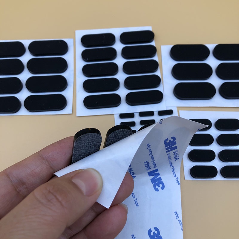 10PCS/LOT Silicone Rubber Feet Pad 3M Self Sticky Rubber Sheet Anti ...