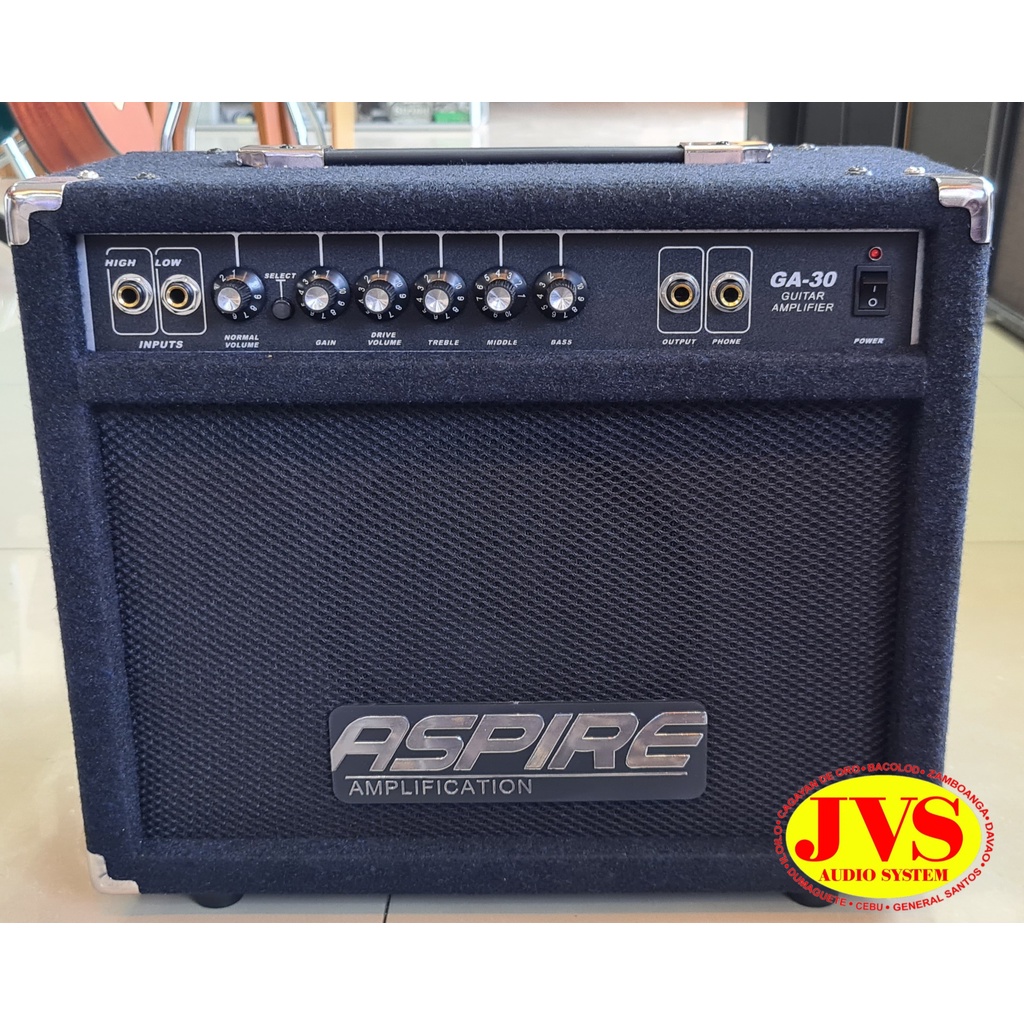 Aspire GA-30 30Watts w/ Overdrive Electric Guitar Amplifier | Shopee ...