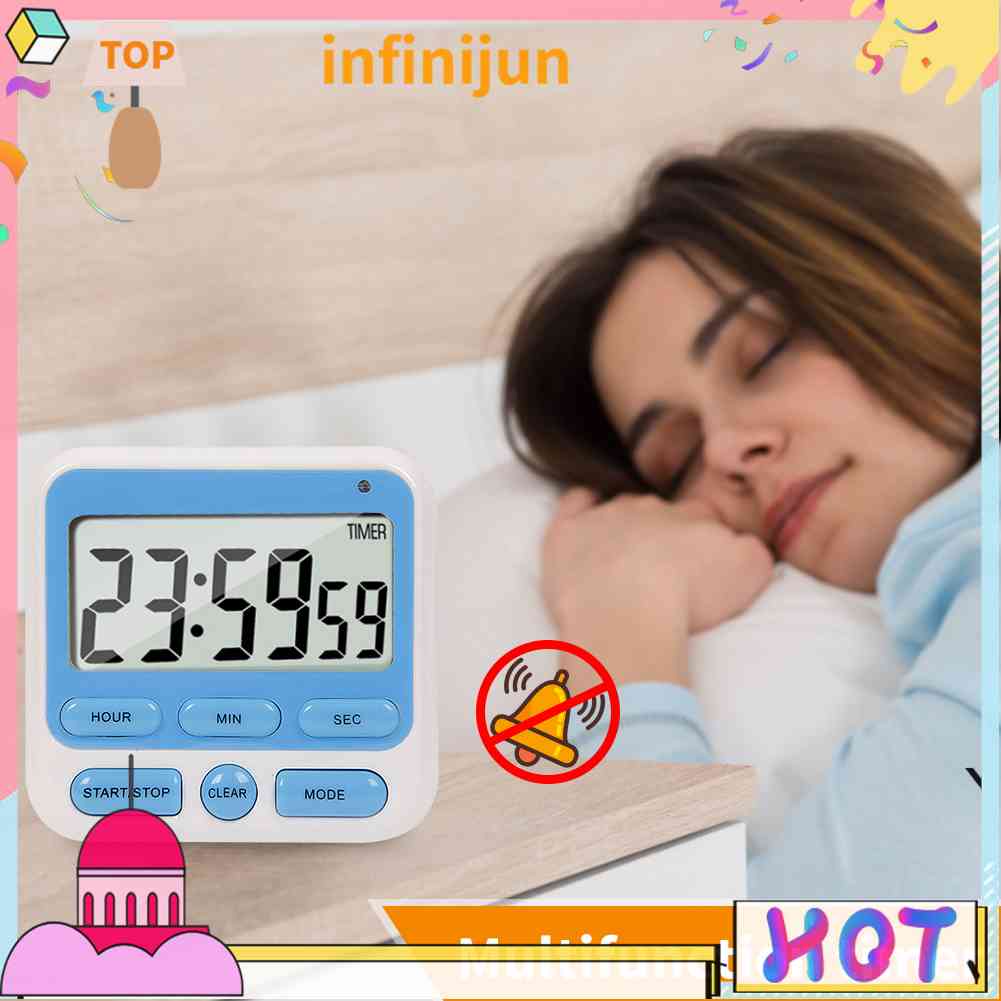 Cooking Countdown Timer Digital Sleep Stopwatch Alarm Reminder Clock ...