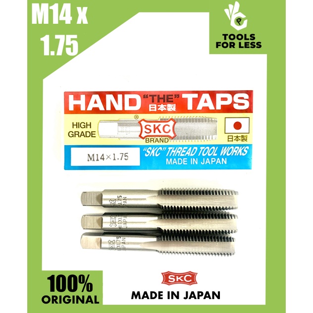 SKC 3 pc. Hand Tap Set M14x1.75 Made in Japan | Shopee Philippines