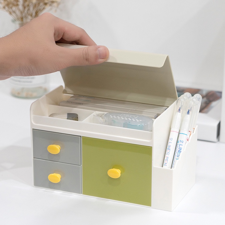 Multifunction Desktop Sundries Stationery Plastic Storage Drawer Box ...