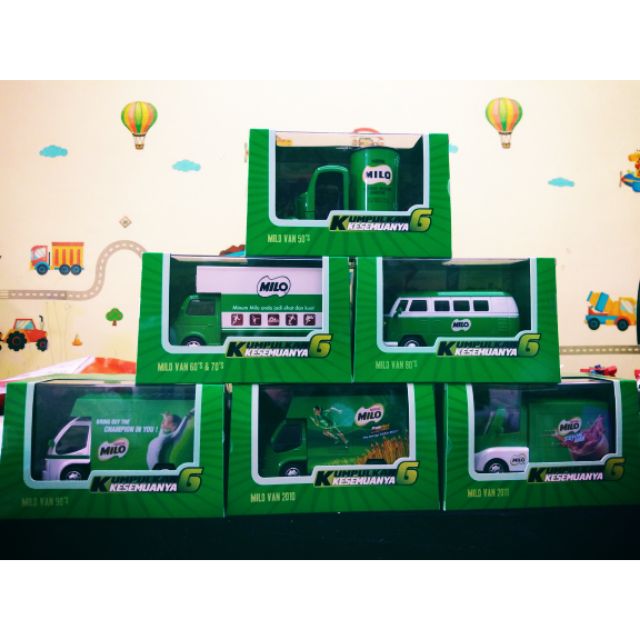Nestle Milo Van Limited Edition Big Size Complete Sets/Van Milo Die ...