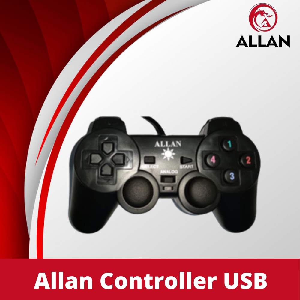 Allan Wired USB Gamepad Controller usb/GamingController Joypad Joystick ...