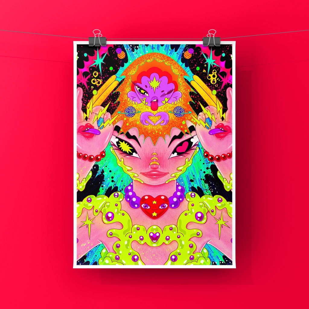 Halley's Comet | Art print/Sticker by Jemima Grace | Shopee Philippines