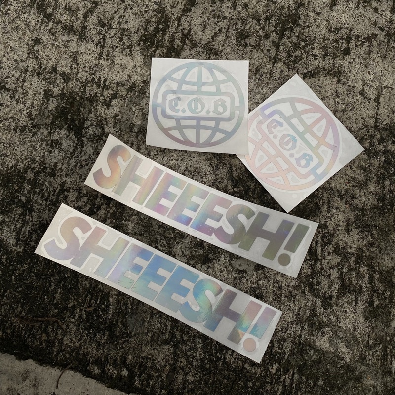 SHEEESH & COB WORLDWIDE HOLOGRAM STICKER PACK | Shopee Philippines