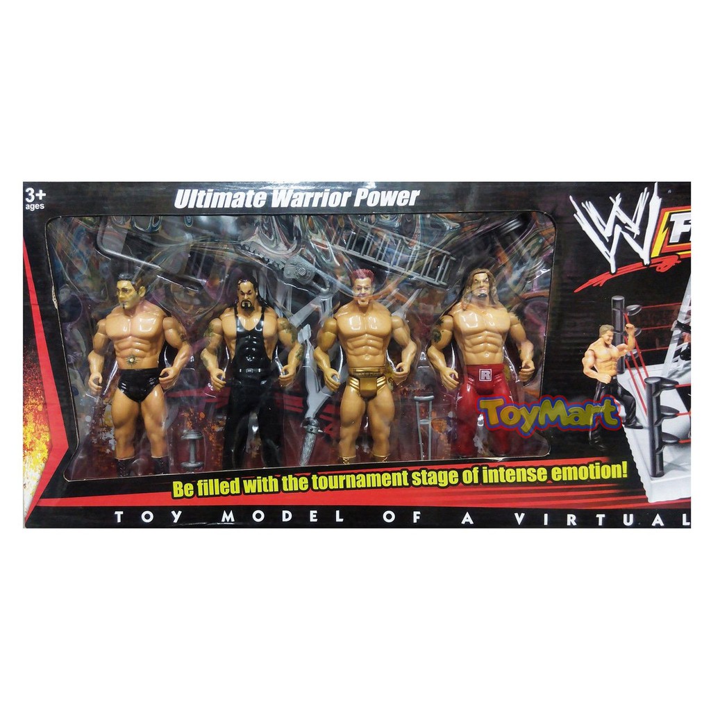W Flexforce Wrestling Action Figures Famous Wrestler Bundle w ...