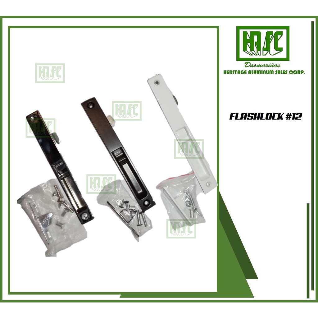 Flush Lock No. 12 / SD 12 (Aluminum Sliding Windows & Door Handle/Lock ...