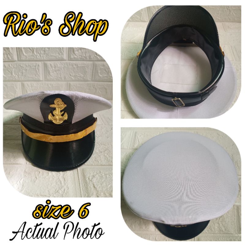 Nautical Pershing CAP WITH LOGO DECK&YELLOW STRAP for Adult | Shopee ...