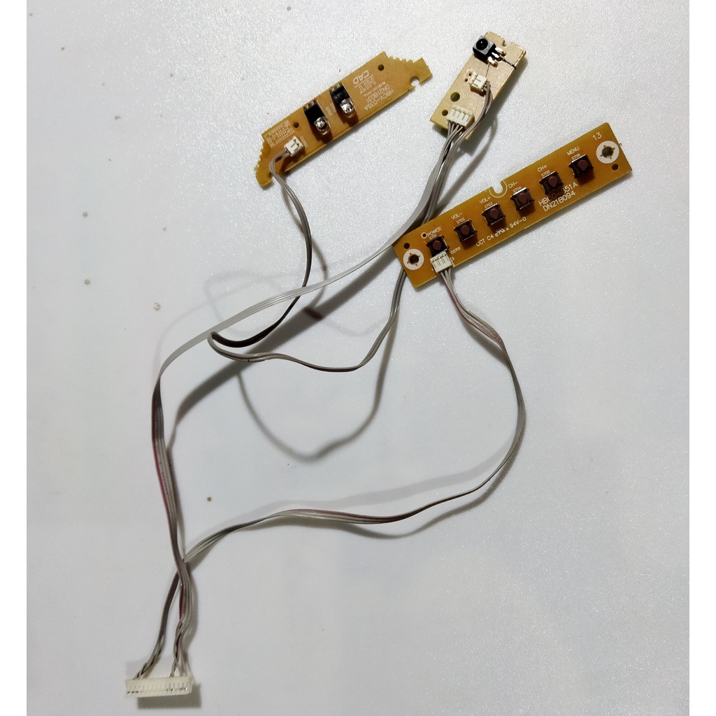 TOMBOL Menu Button - IR Sensor Remote LED TV Polytron PLD 22D9500 ...