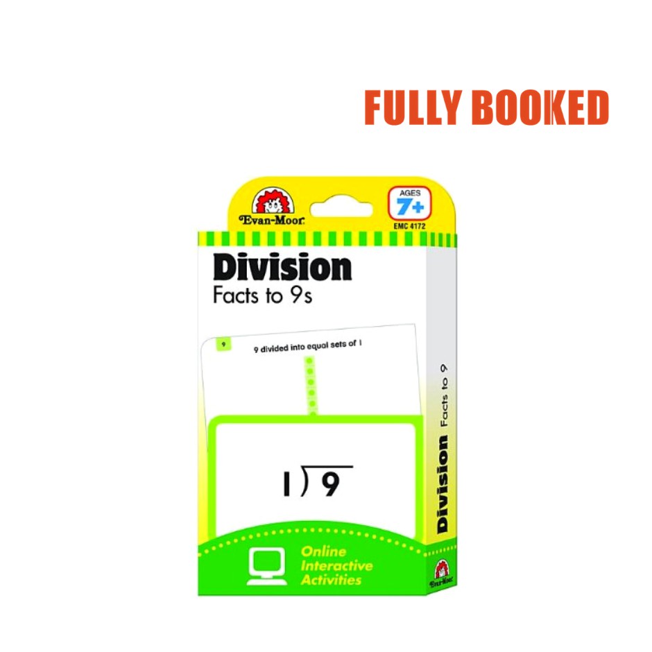 Division: Facts to 9s, Math Flashcards by Evan-Moor | Shopee Philippines